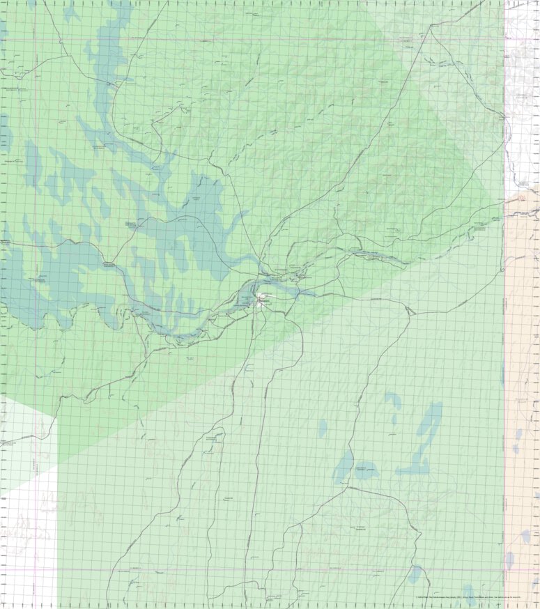 Getlost Map 7042 INNAMINCKASA Topographic Map V15 1:75,000 by Getlost ...
