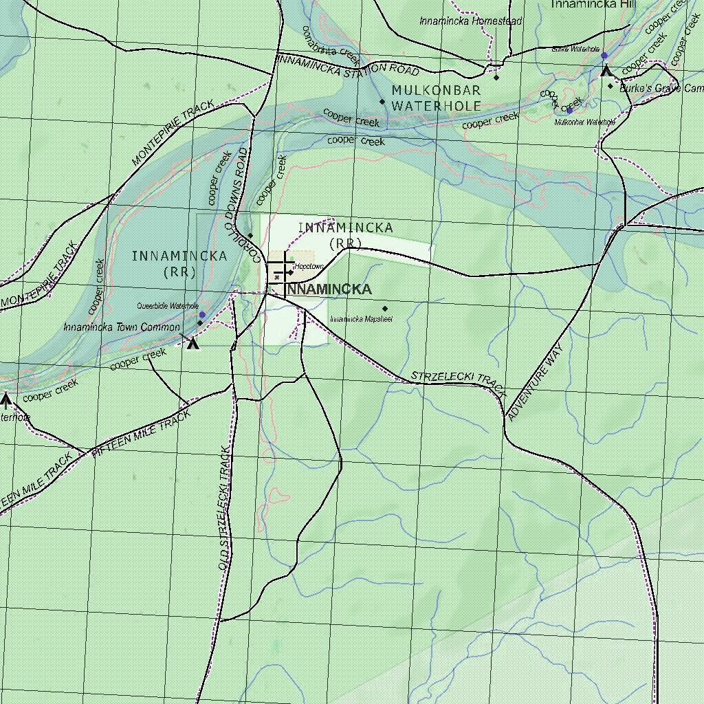 Getlost Map 7042 INNAMINCKASA Topographic Map V15 1:75,000 by Getlost ...