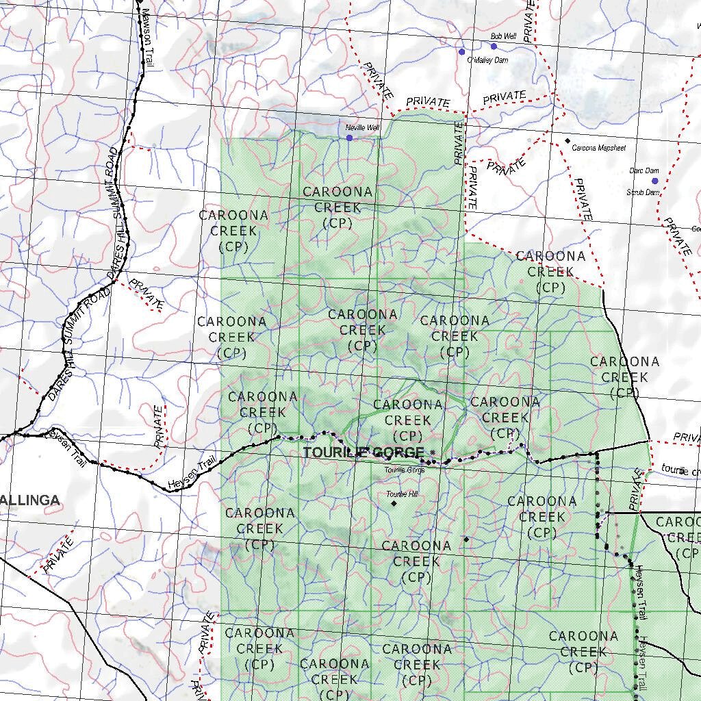 Getlost Map 6731 CAROONASA Topographic Map V15 1:75,000 by Getlost Maps ...
