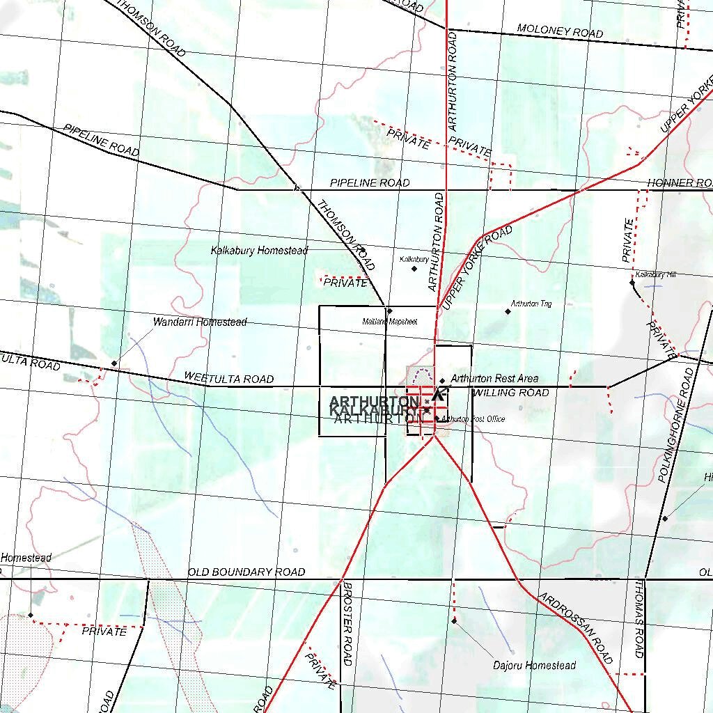 Getlost Map 6429 MAITLANDSA Topographic Map V15 1:75,000 by Getlost ...