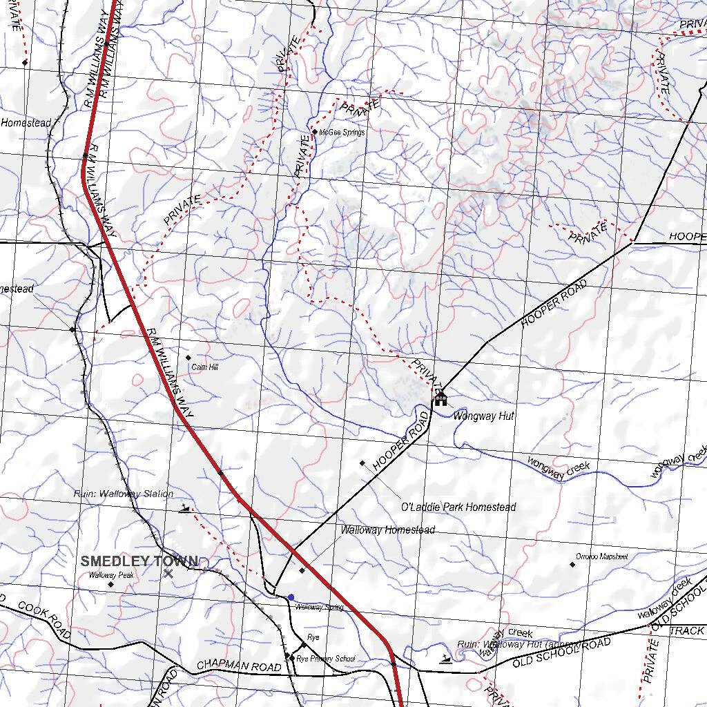 Getlost Map 6632 ORROROOSA Topographic Map V15 1:75,000 by Getlost Maps ...