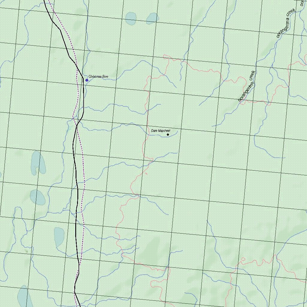 Getlost Map 5945 DARESA Topographic Map V15 1:75,000 by Getlost Maps ...