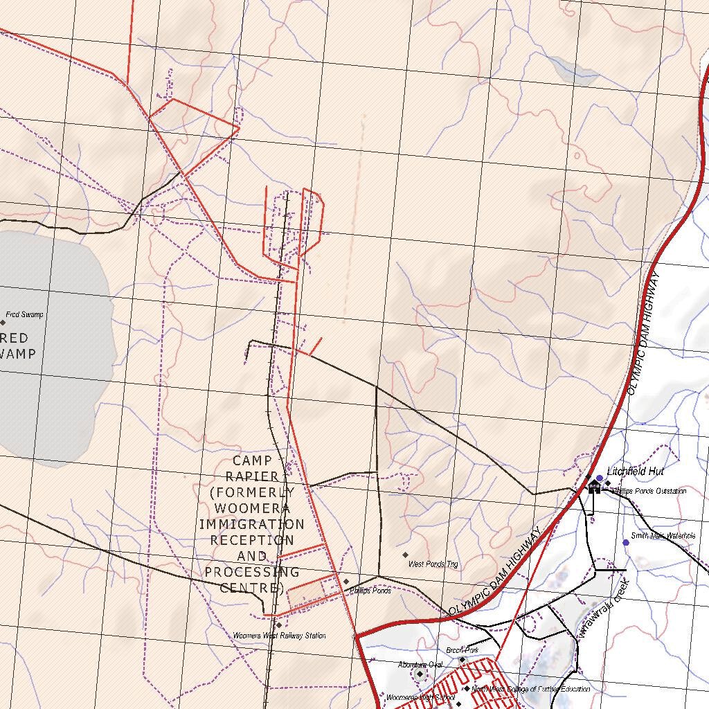 Getlost Map 6235 WOOMERASA Topographic Map V15 1:75,000 by Getlost Maps ...