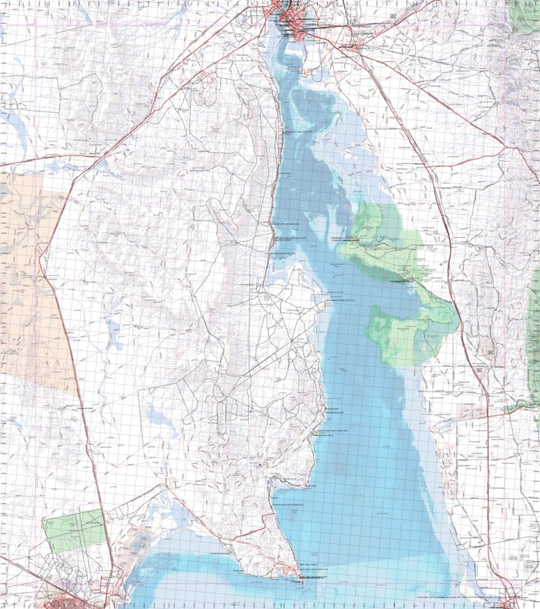 Getlost Map 6432 CULTANASA Topographic Map V15 1:75,000 by Getlost Maps ...