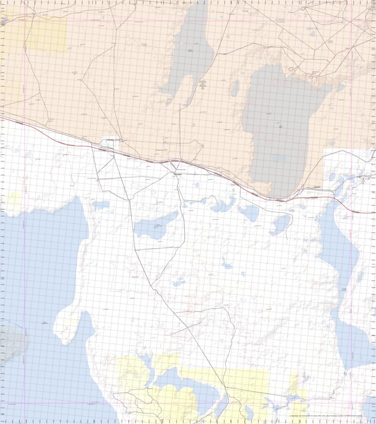 Getlost Map 6135 LAKE HARTSA Topographic Map V15 1:75,000 by Getlost ...