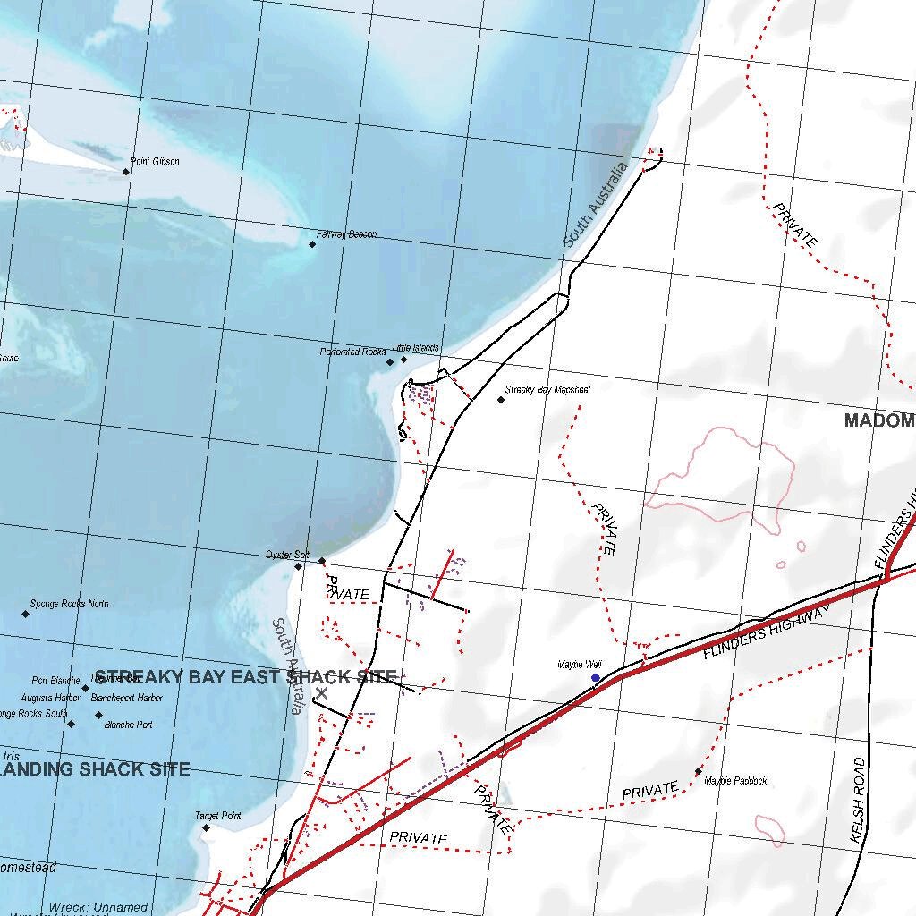 Getlost Map 5732 STREAKY BAYSA Topographic Map V15 1:75,000 by Getlost ...