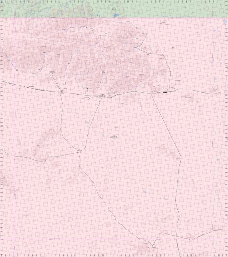 Getlost Map 4945 HANGING KNOLLSA Topographic Map V15 1:75,000 by ...