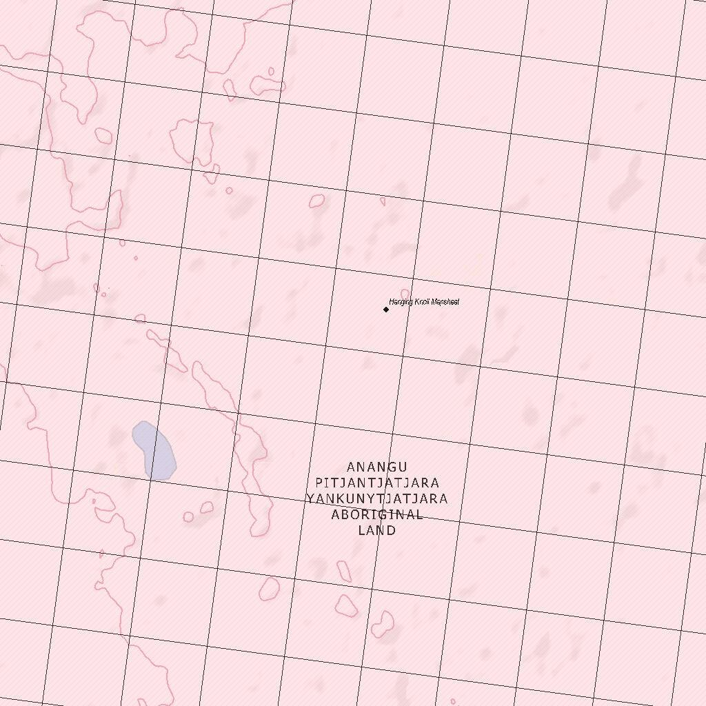 Getlost Map 4945 HANGING KNOLLSA Topographic Map V15 1:75,000 by ...