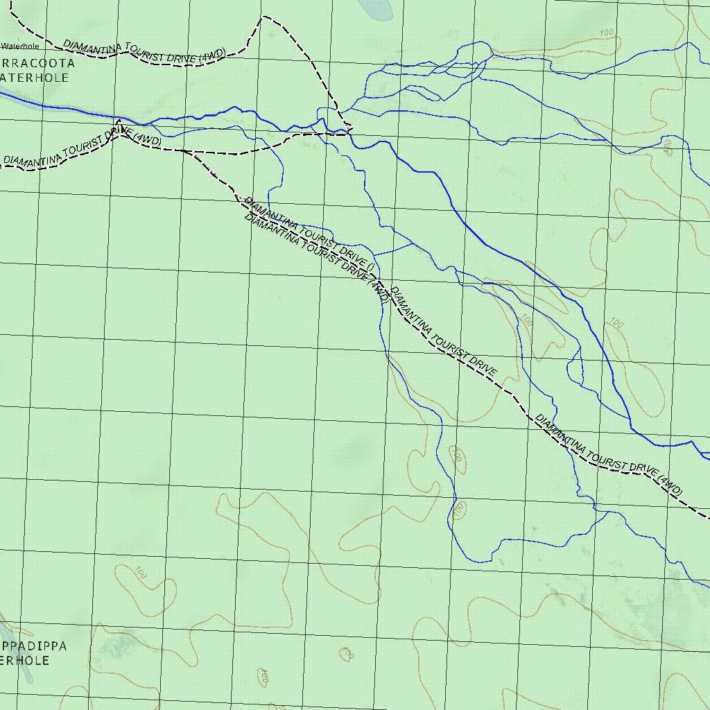 Getlost Map 7050 SPRINGVALE Qld Topographic Map V15 1:75,000 by Getlost ...