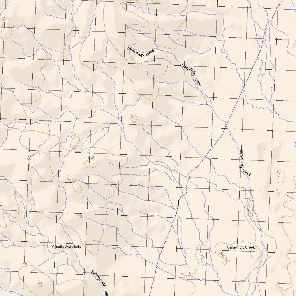 Getlost Map 7145 LAKE YAMMA YAMMA Qld Topographic Map V15 1:75,000 by ...