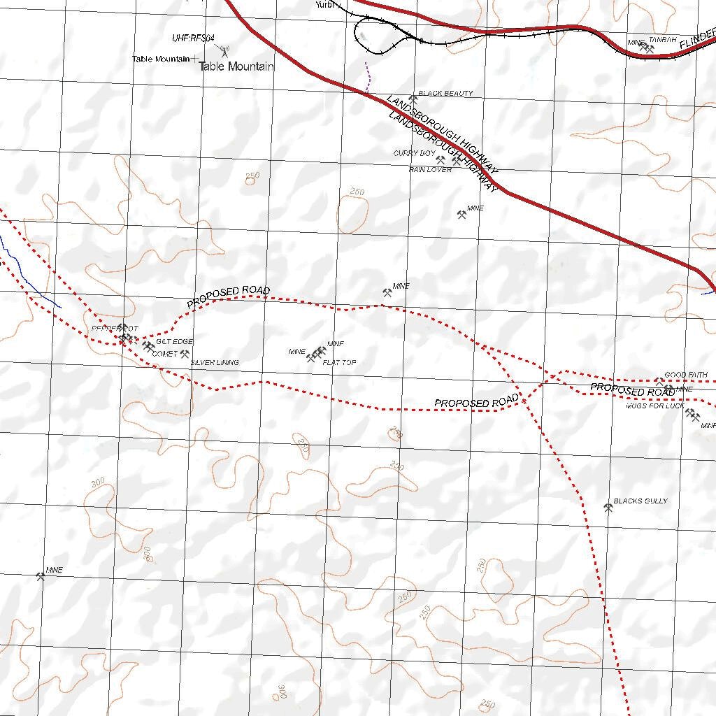 Getlost Map 7056 CLONCURRY Qld Topographic Map V15 1:75,000 by Getlost ...