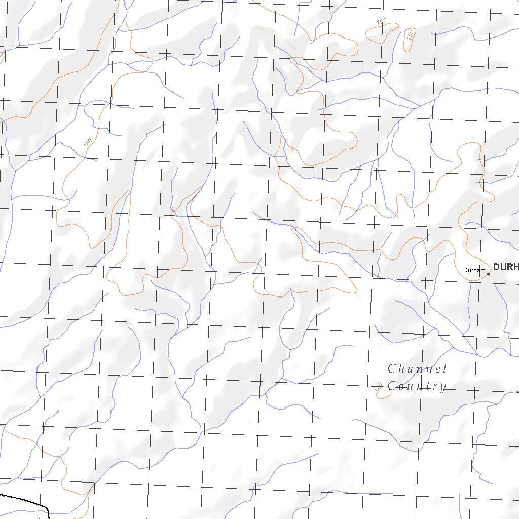 Getlost Map 7243 DURHAM DOWNS Qld Topographic Map V15 1:75,000 by ...