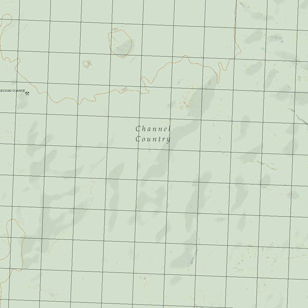 Getlost Map 7250 MOUNT EDWARD GRAVES Qld Topographic Map V15 1:75,000 ...