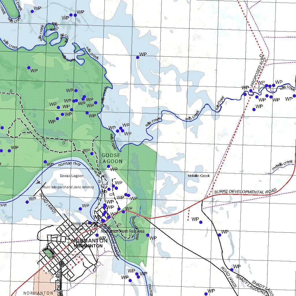 Getlost Map 7162 NORMANTON Qld Topographic Map V15 1:75,000 by Getlost ...
