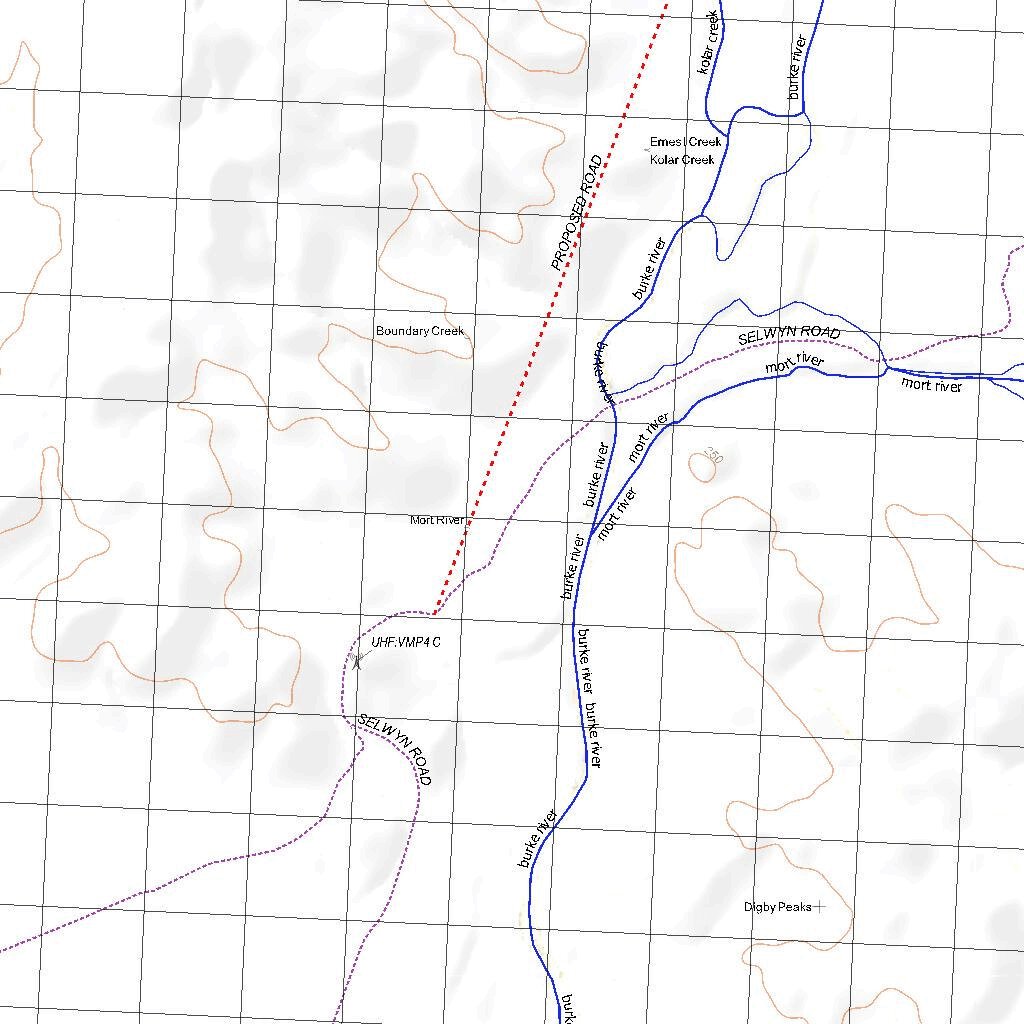 Getlost Map 6953 DIGBY PEAKS Qld Topographic Map V15 1:75,000 by ...