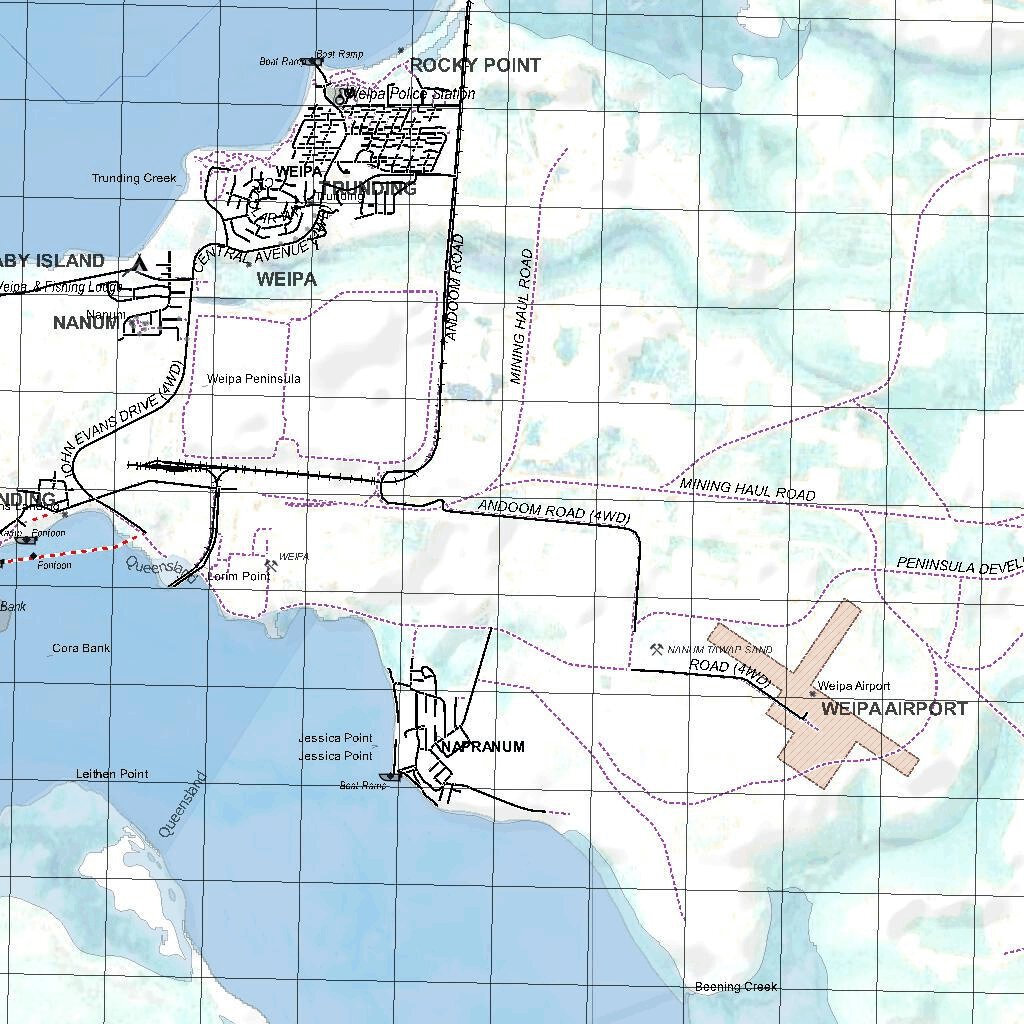 Getlost Map 7272 WEIPA Qld Topographic Map V15 1:75,000 by Getlost Maps ...