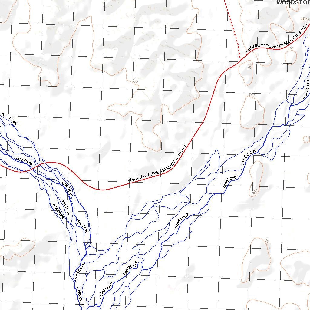 Getlost Map 7253 MIDDLETON Qld Topographic Map V15 1:75,000 by Getlost ...