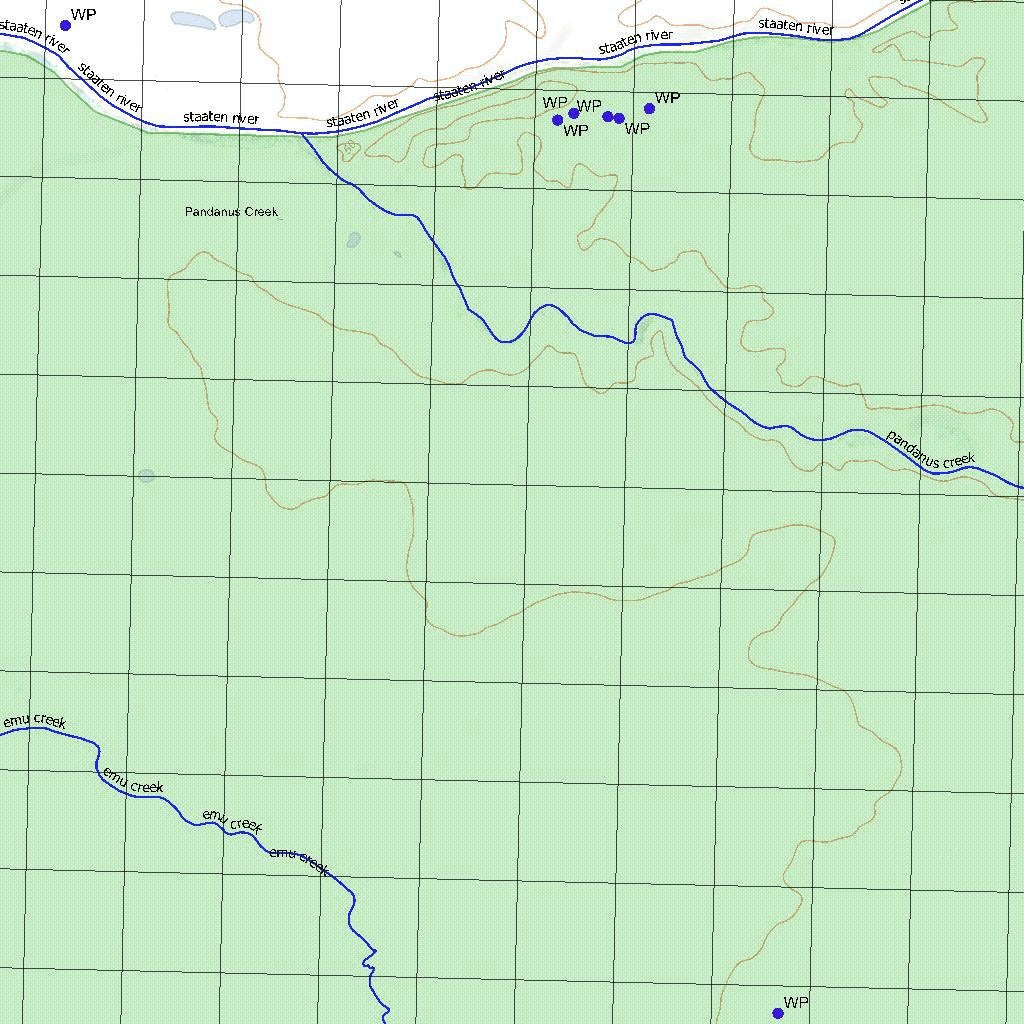 Getlost Map 7364 STAATEN RIVER Qld Topographic Map V15 1:75,000 by ...