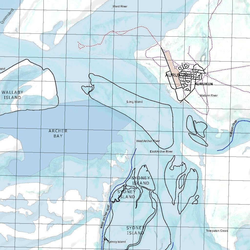 Getlost Map 7271 AURUKUN Qld Topographic Map V15 1:75,000 by Getlost ...
