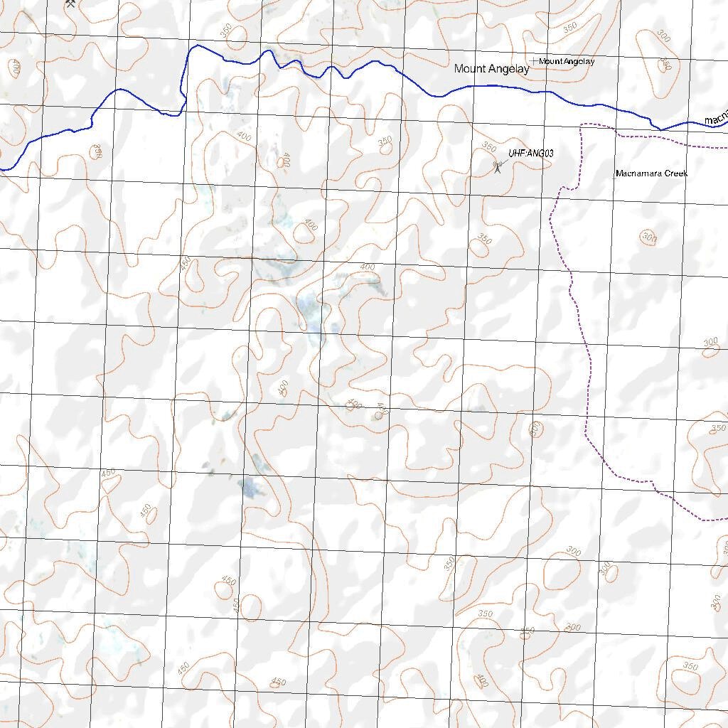 Getlost Map 7055 MOUNT ANGELAY Qld Topographic Map V15 1:75,000 by ...