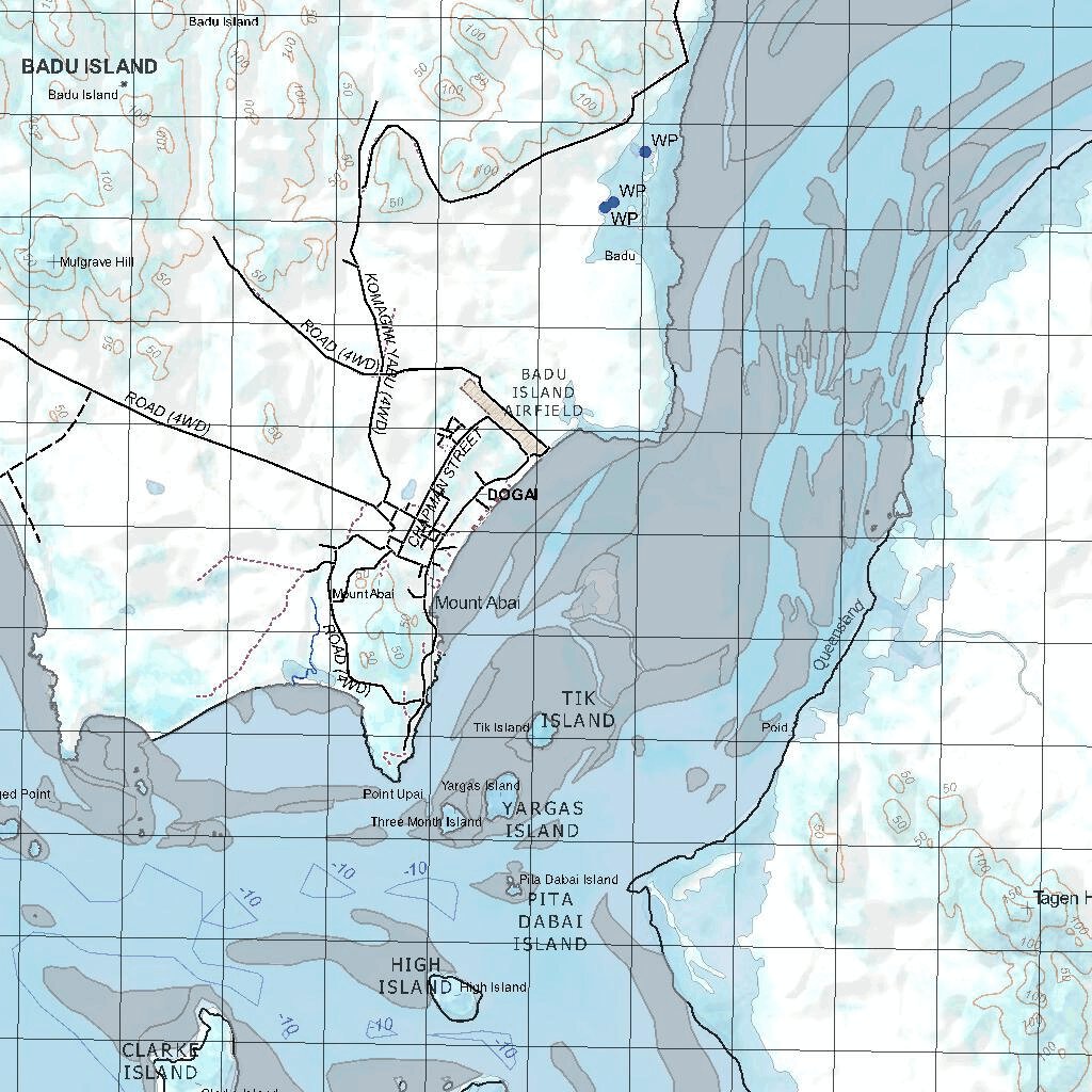 Getlost Map 7377 MOA ISLAND Qld Topographic Map V15 1:75,000 by Getlost ...