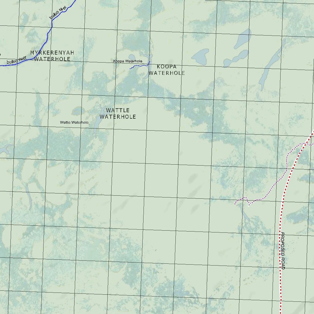 Getlost Map 7440 BULLOO Qld Topographic Map V15 1:75,000 by Getlost ...