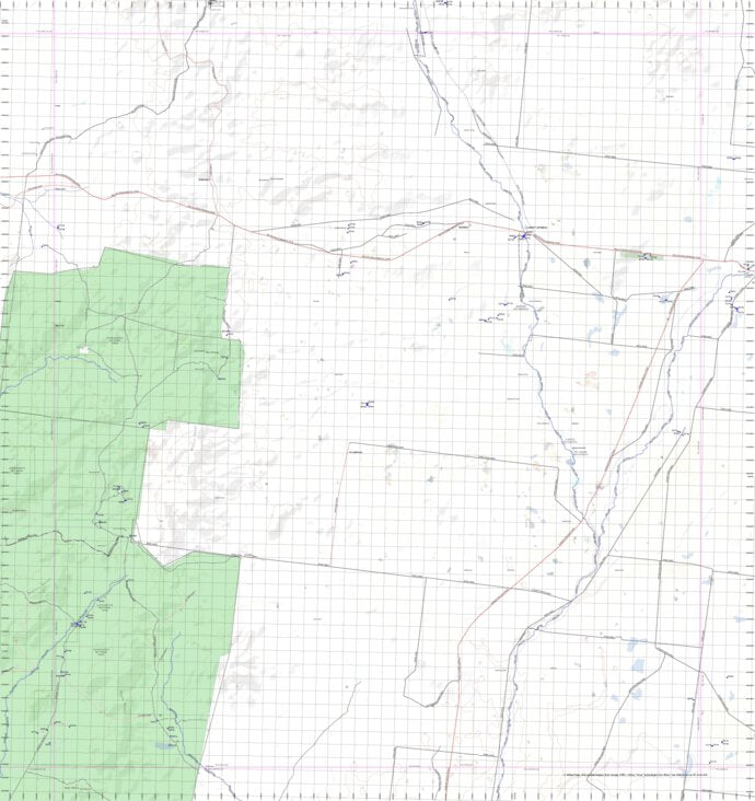 Getlost Map 7841 YOWAH Qld Topographic Map V15 1:75,000 by Getlost Maps ...