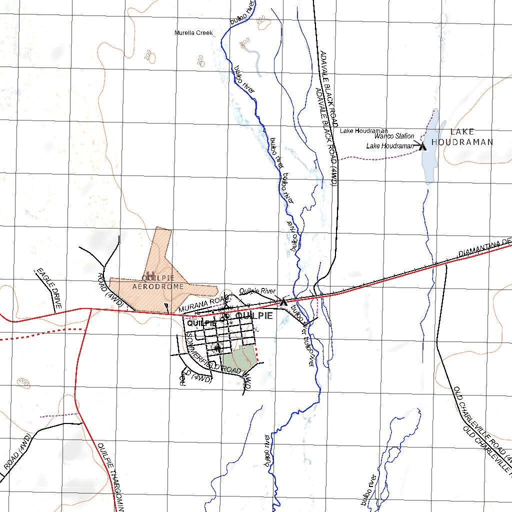 Getlost Map 7744 QUILPIE Qld Topographic Map V15 1:75,000 by Getlost ...