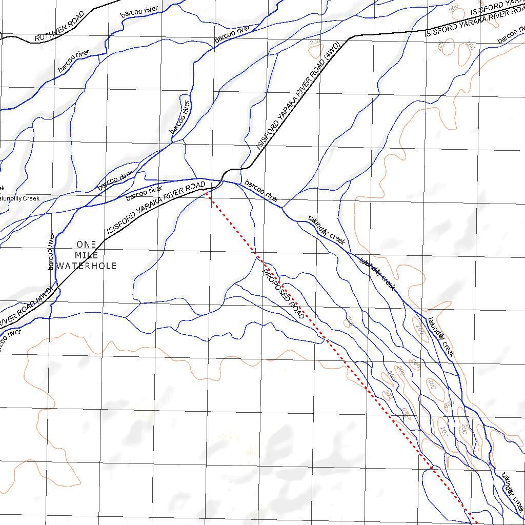 Getlost Map 7749 ISISFORD Qld Topographic Map V15 1:75,000 by Getlost ...