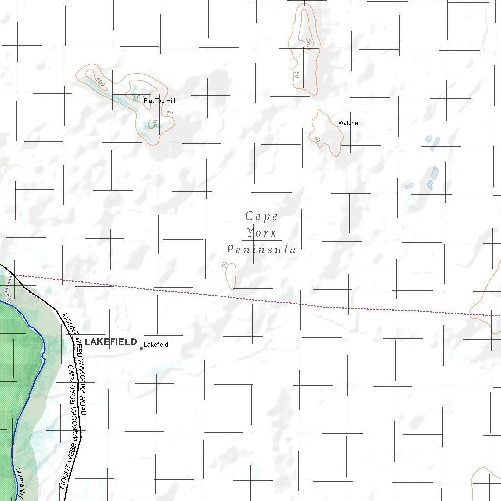 Getlost Map 7768 LAKEFIELD Qld Topographic Map V15 1:75,000 by Getlost ...