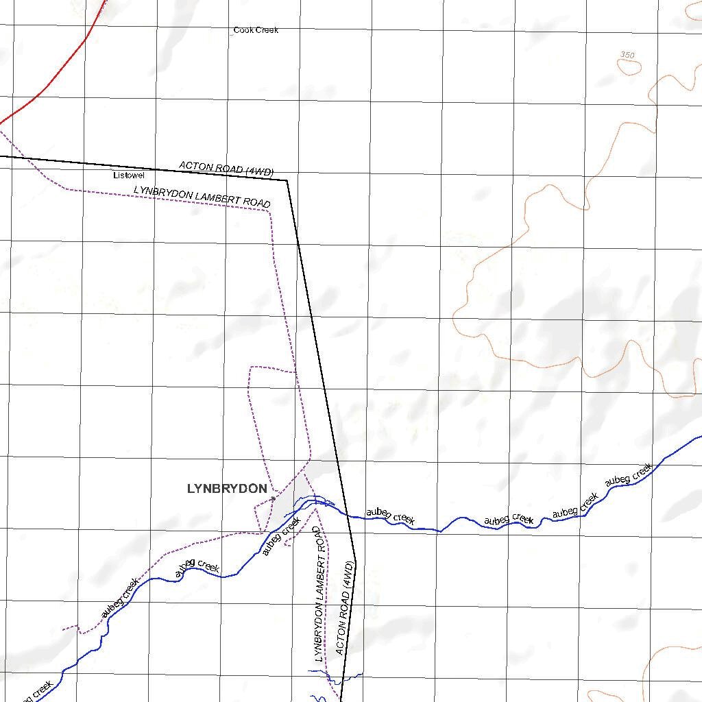 Getlost Map 7947 LISTOWEL DOWNS Qld Topographic Map V15 1:75,000 by ...