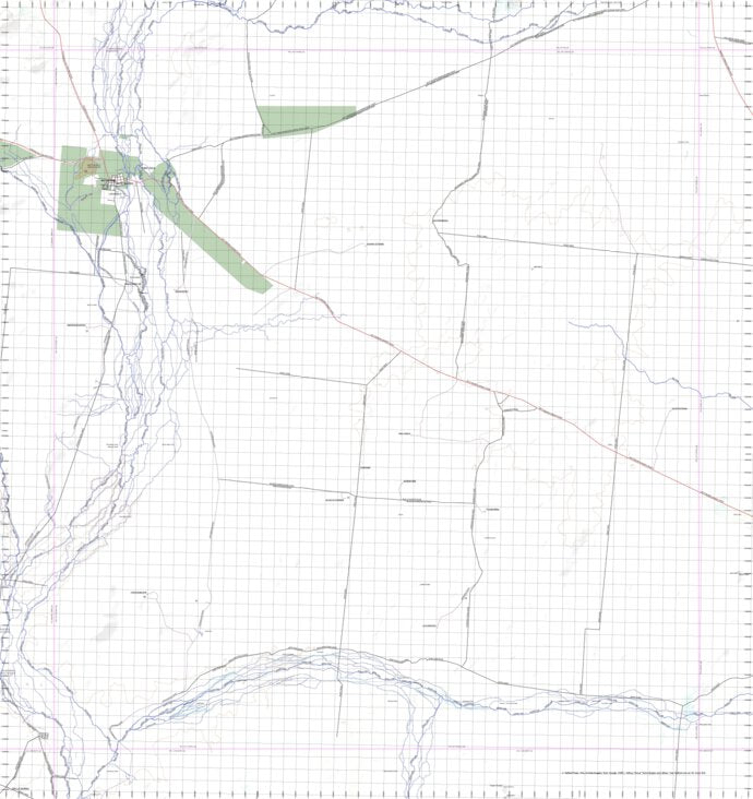 Getlost Map 7852 MUTTABURRA Qld Topographic Map V15 1:75,000 by Getlost ...