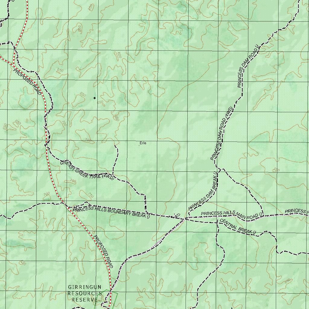 Getlost Map 7961 CASHMERE Qld Topographic Map V15 1:75,000 by Getlost ...
