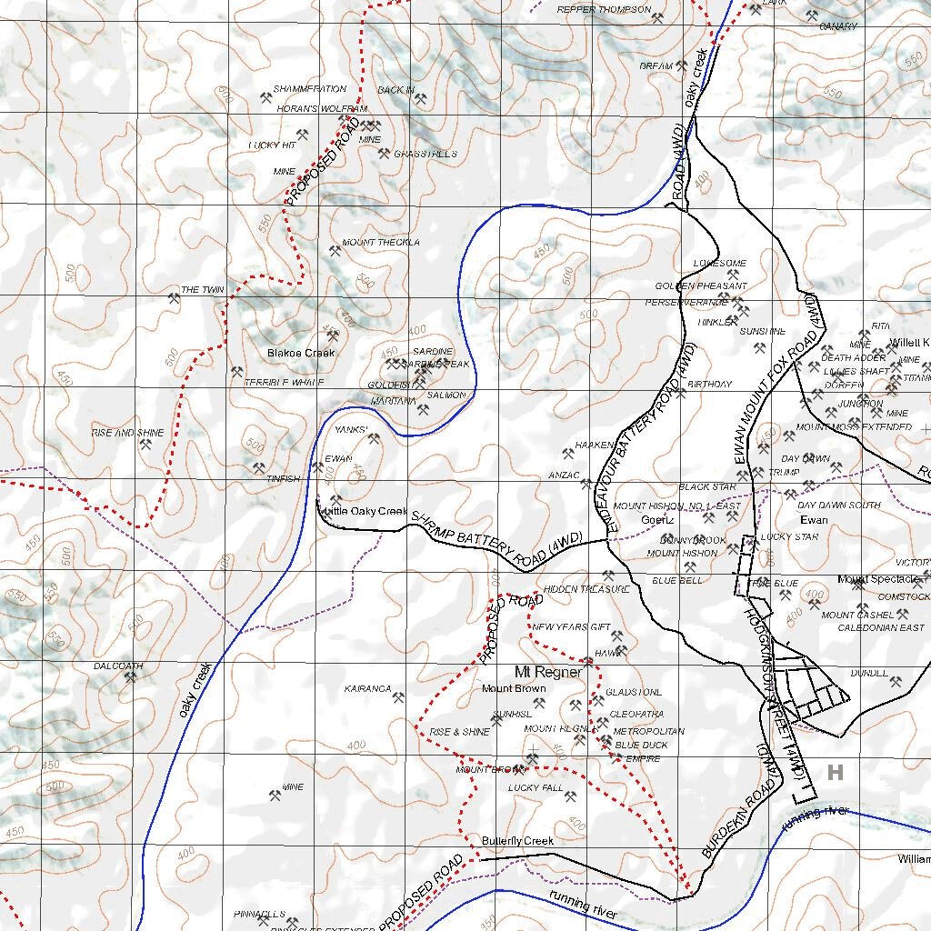 Getlost Map 8059 EWAN Qld Topographic Map V15 1:75,000 by Getlost Maps | Avenza Maps