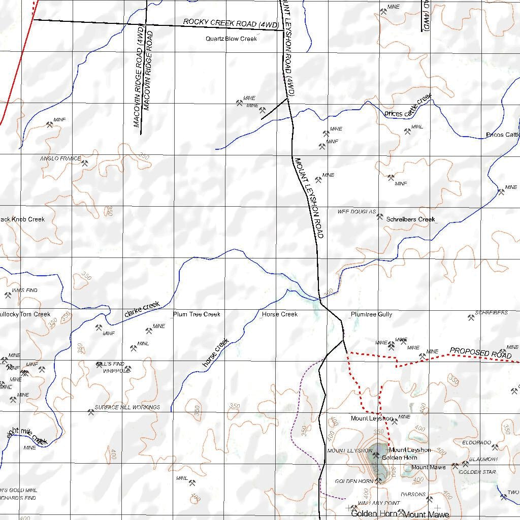 Getlost Map 8157 CHARTERS TOWERS Qld Topographic Map V15 1:75,000 by ...