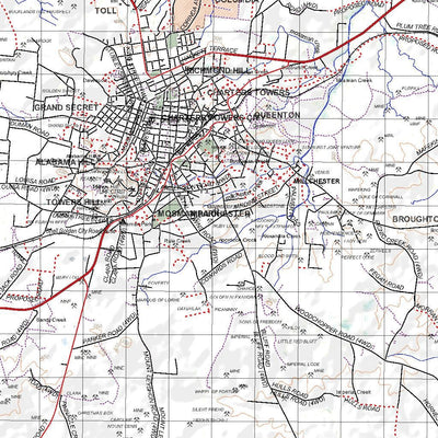 Getlost Map 8157 CHARTERS TOWERS Qld Topographic Map V15 1:75,000 by ...