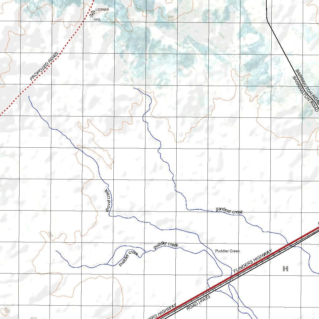 Getlost Map 8057 HOMESTEAD Qld Topographic Map V15 1:75,000 by Getlost ...