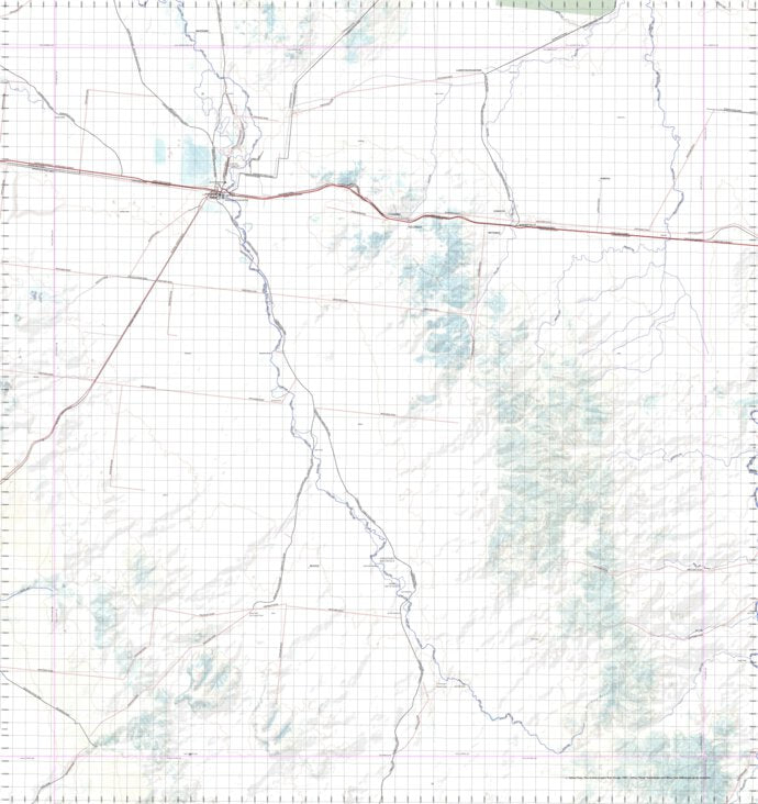 Getlost Map 8150 JERICHO Qld Topographic Map V15 1:75,000 by Getlost ...