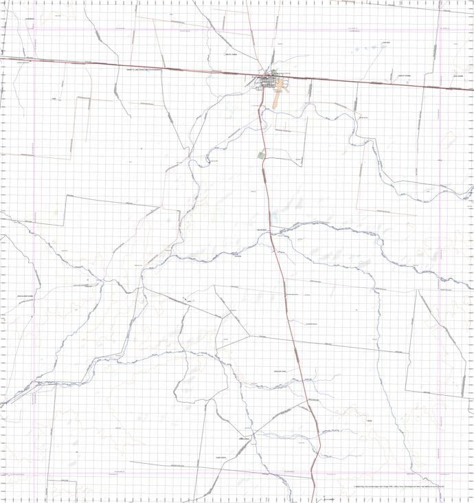 Getlost Map 7950 BARCALDINE Qld Topographic Map V15 1:75,000 by Getlost ...