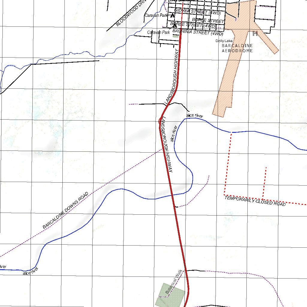 Getlost Map 7950 BARCALDINE Qld Topographic Map V15 1:75,000 by Getlost ...