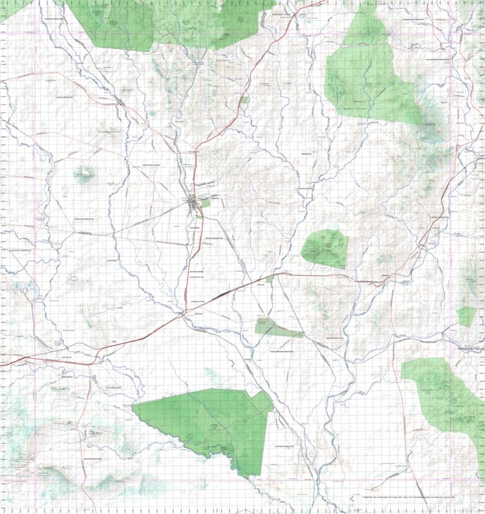 Getlost Map 8654 NEBO Qld Topographic Map V15 1:75,000 by Getlost Maps ...