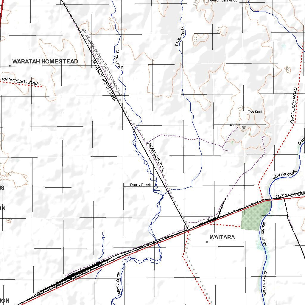 Getlost Map 8654 NEBO Qld Topographic Map V15 1:75,000 by Getlost Maps ...