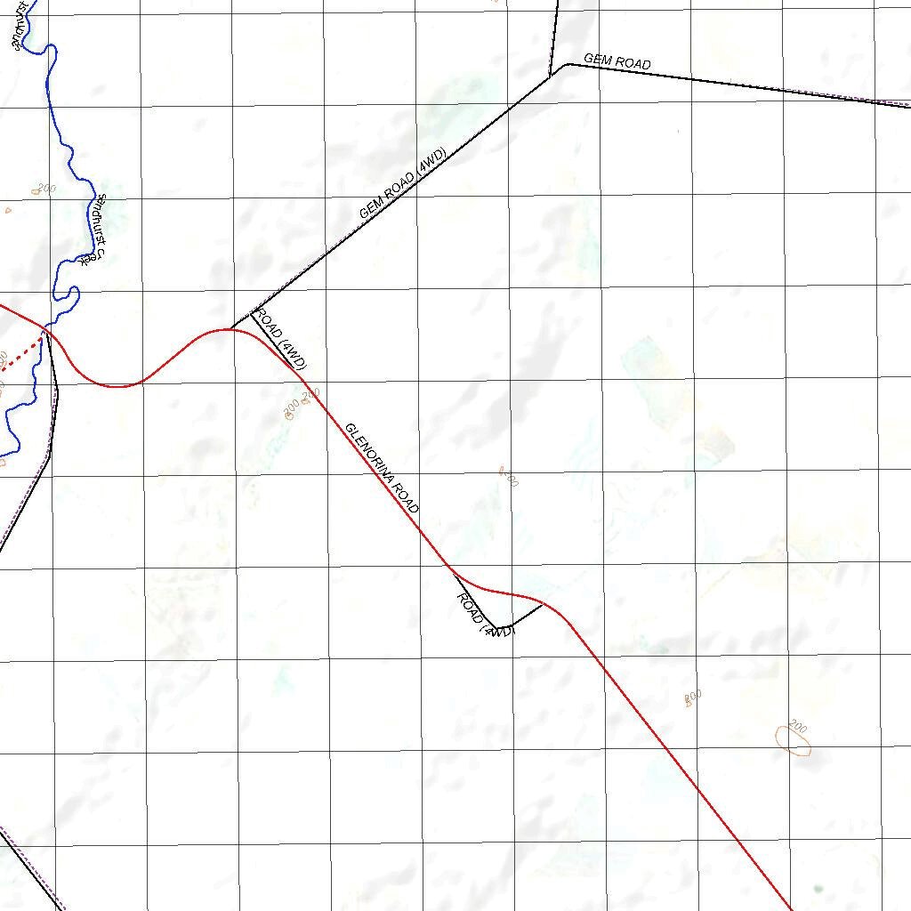 Getlost Map 8550 EMERALD Qld Topographic Map V15 1:75,000 by Getlost ...