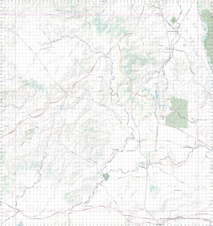 Getlost Map 8455 BYERWEN Qld Topographic Map V15 1:75,000 by Getlost ...