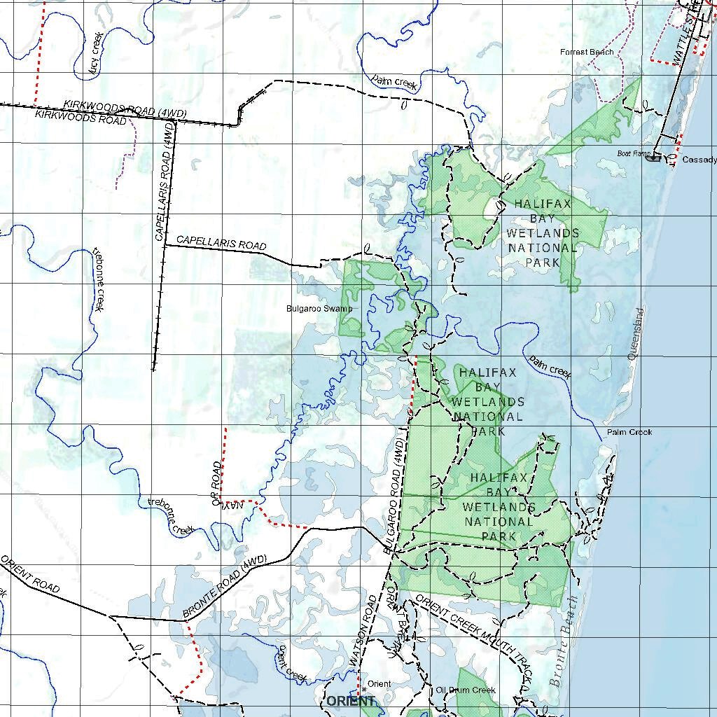 Getlost Map 8160 INGHAM Qld Topographic Map V15 1:75,000 by Getlost ...