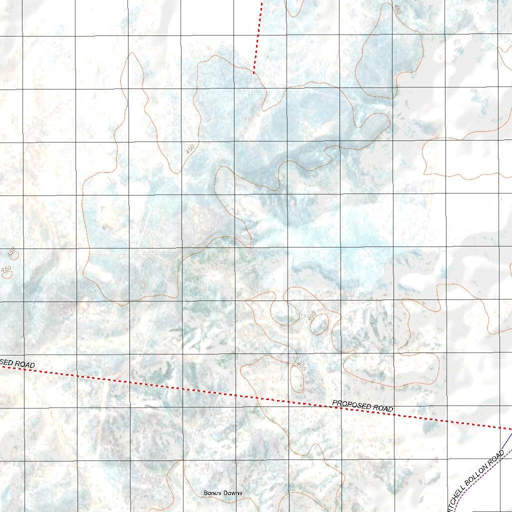 Getlost Map 8444 BONUS DOWNS Qld Topographic Map V15 1:75,000 by ...