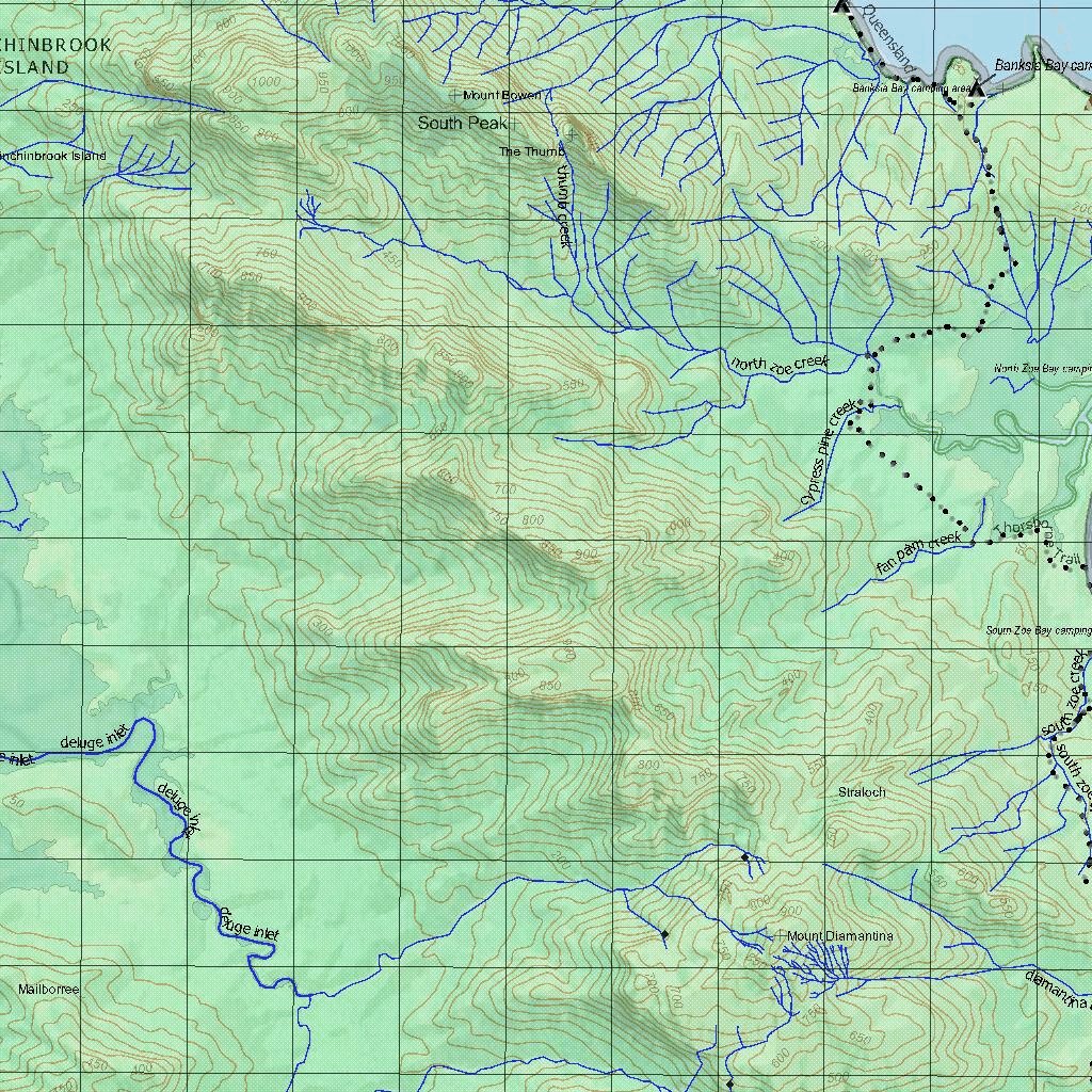 Getlost Map 8161 CARDWELL Qld Topographic Map V15 1:75,000 by Getlost ...