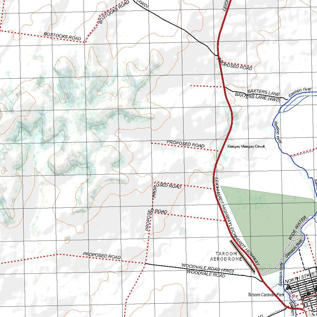 Getlost Map 8846 TAROOM Qld Topographic Map V15 1:75,000 by Getlost ...
