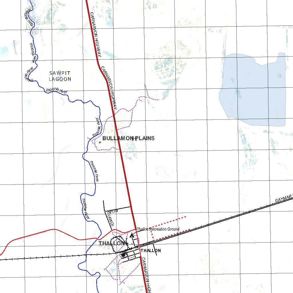 Getlost Map 8640 THALLON Qld Topographic Map V15 1:75,000 by Getlost ...