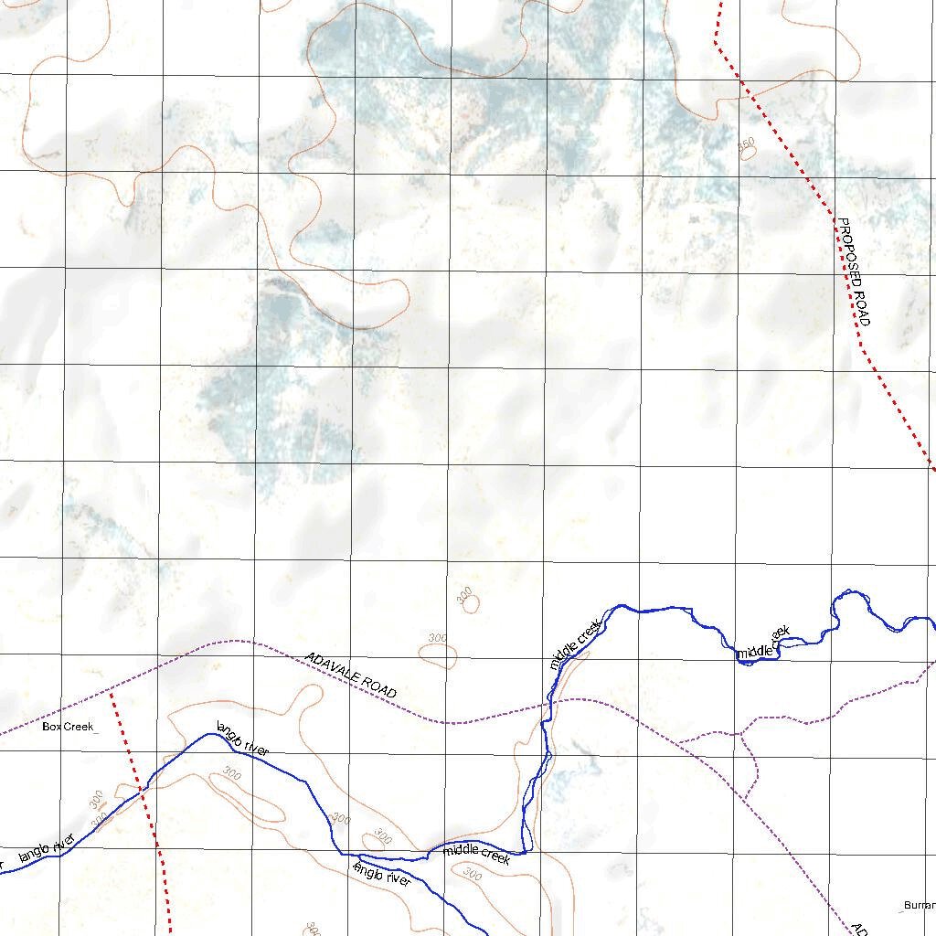 Getlost Map 8045 LANGLO CROSSING Qld Topographic Map V15 1:75,000 by ...